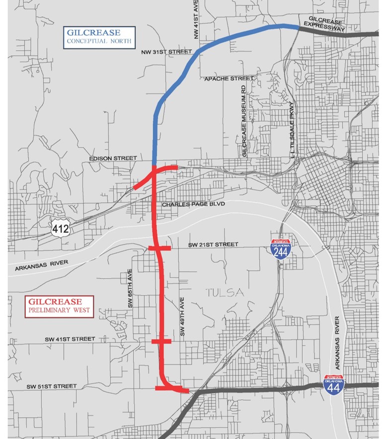 Gilcrease Tollway Extension